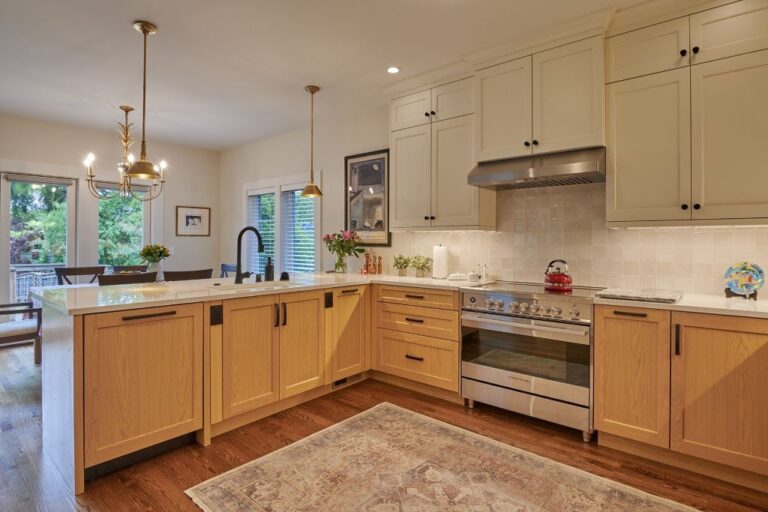 Creative Kitchen Peninsula Solutions for Tight Spaces- Nothing Creative